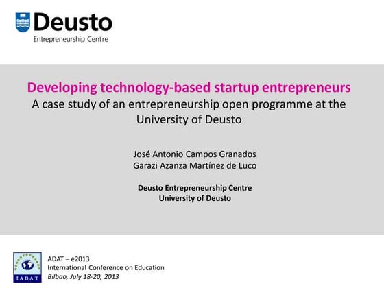 Introduction To Entrepreneurship | PPTX | Startups | Business