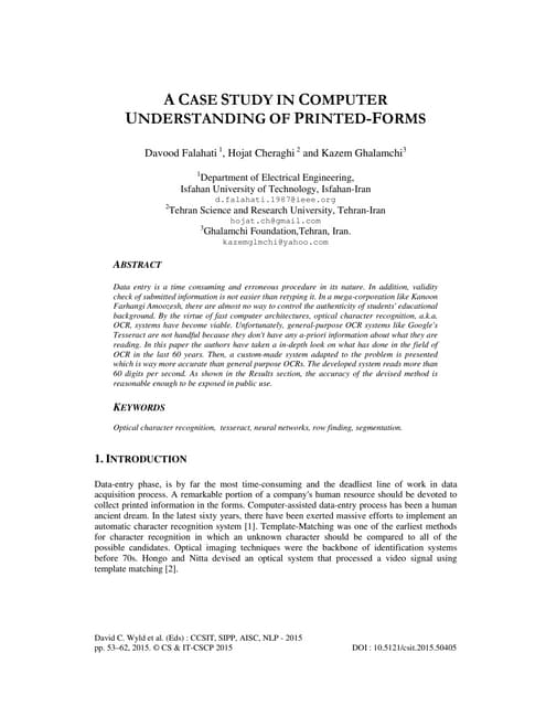 An application of Vietnamese handwriting text recognition for information extraction from high ...