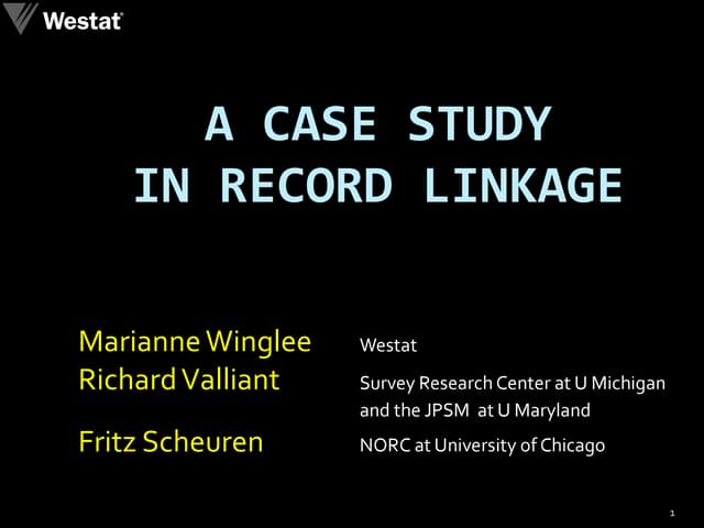 Prescription Event Monitoring And Record Linkage Systems Ppt