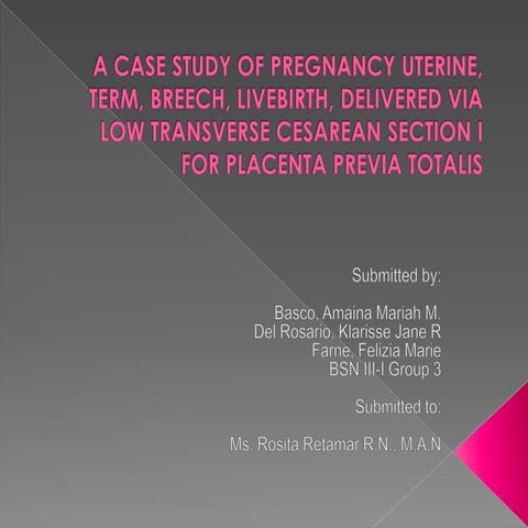 Classification of caesarean section | PPT