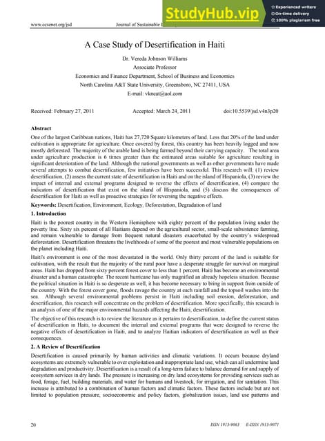 Deserts And Desertification The Causes ,Consequences And Challenges | PPT