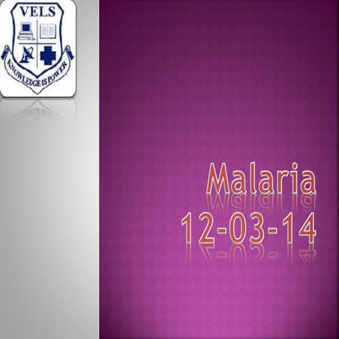 A case study on malaria | PPTX