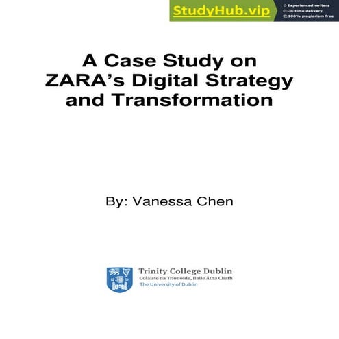 A Case Study On Zara S Digital Transformation | PDF