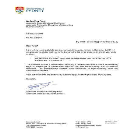 Sem2_2014_excellence_letter | PDF