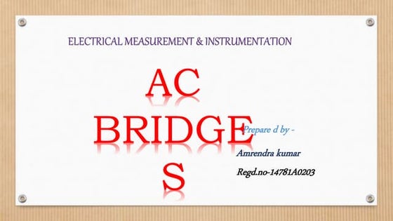Measurement of capacitance using bridges.pptx