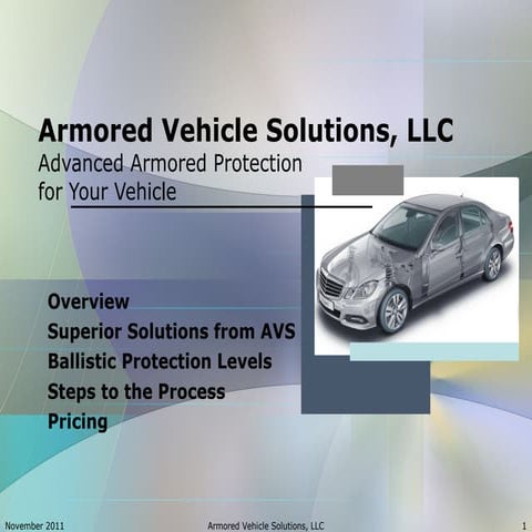 Armored Vehicle Solutions LLC v2 | PPT