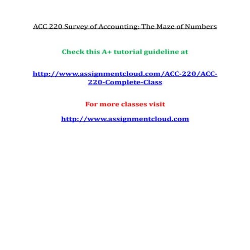 Acc 202 Complete Course Material Docx
