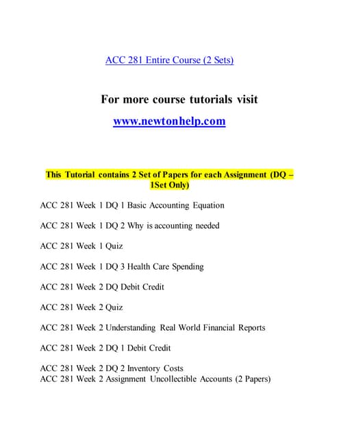 Ash acc-281-week-2-quiz-new | PDF