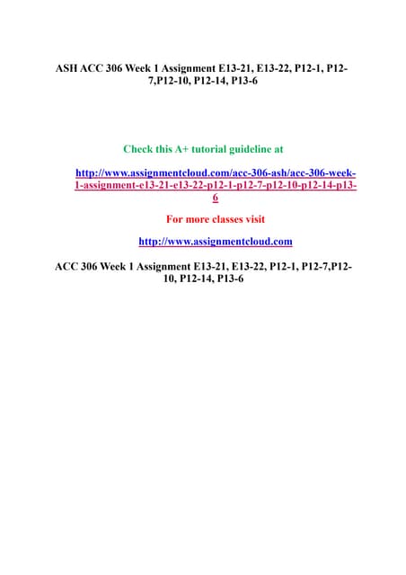 Acc 202 complete class | PPT