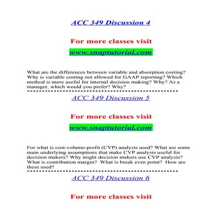 Acc 349 Exceptional Education / snaptutorial.com