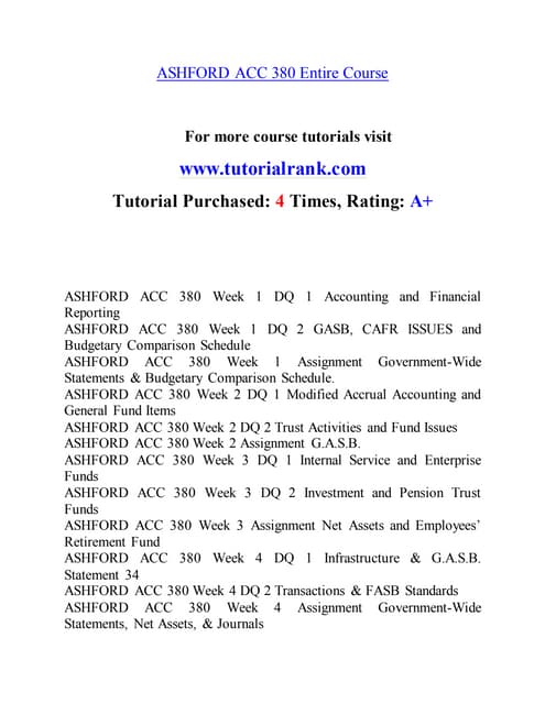 Acc 380 Effective Communication-snaptutorial.com