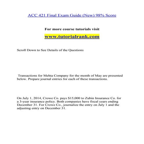 financial accounting chapter 2 | PDF