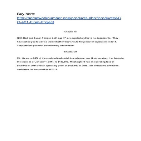 ACC 421 Final Project | PDF