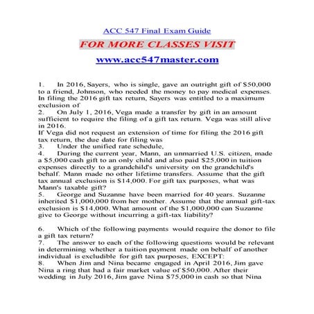 ACC 547 MASTER Education Counseling / acc547master.com