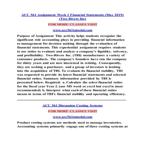 ACC 601 Managerial Accounting Group Case 3 (160 points) .docx