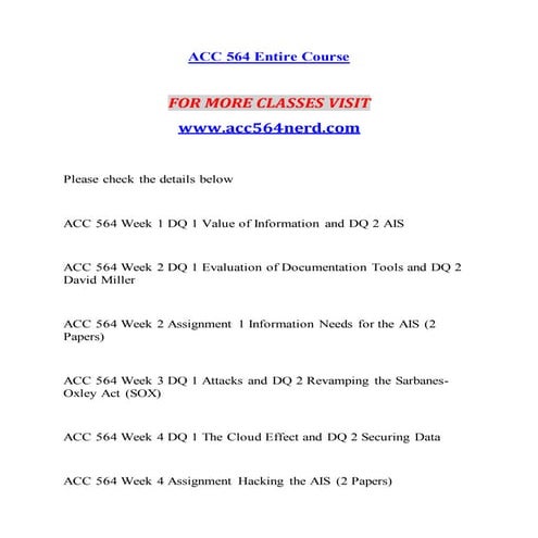 ACC 499 Final Exam Guide | PDF