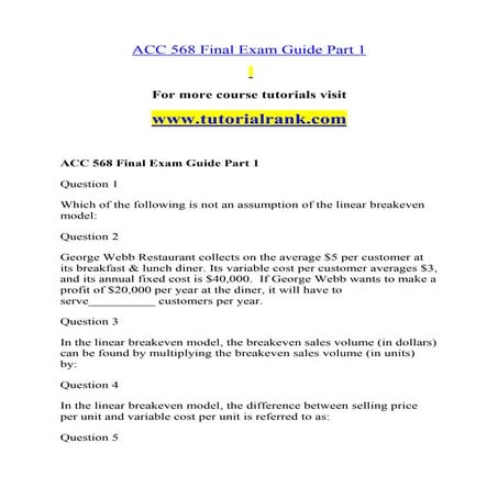 Acc 568 Teaching Effectively--tutorialrank.com