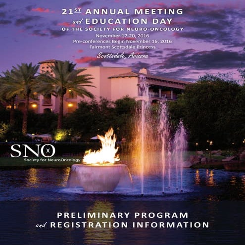 2016_SNO_Meeting_Preliminary_Program | PDF