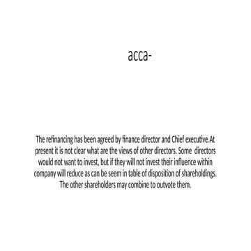ACCA-.describing a question Question 25 pptx | PPTX | Business ...
