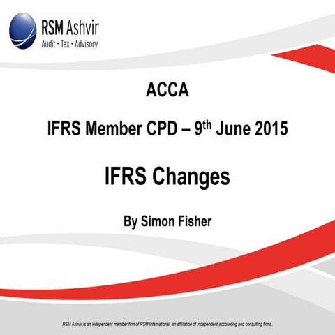 Presentation on ias 19 in financial statements | PPTX