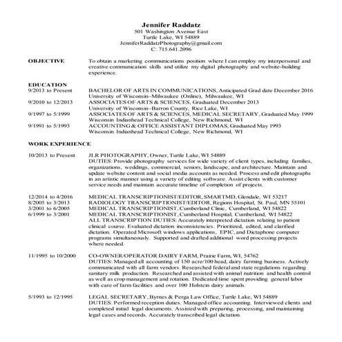 Christina Schiro Resume Aveda | PDF