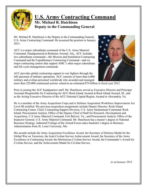 ACC Command Briefing (Public) | PPT | Defense Industry | Industries