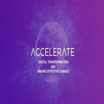 Accelerate 2019 presentation slides | PPT