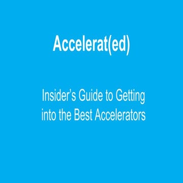 Accelerat(ed) | PPT