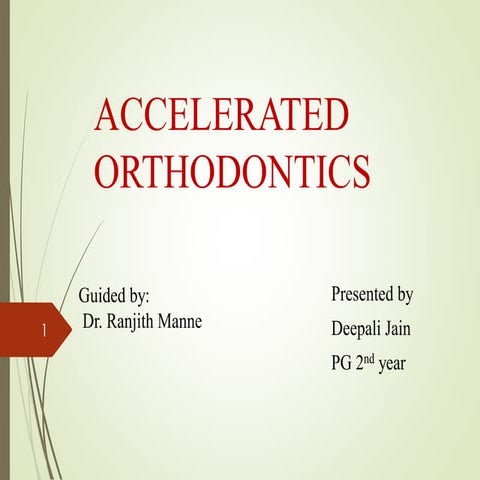 ACCELERATED ORTHODONTICS in orthodontic tooth movemnet | PDF