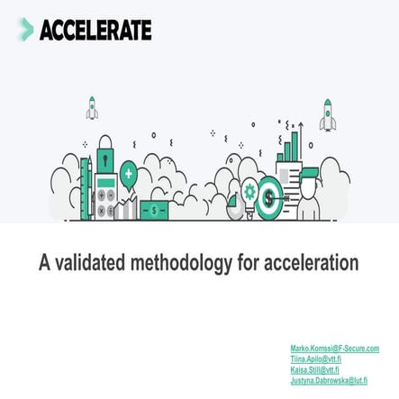 Accelerate _methodologies | PDF