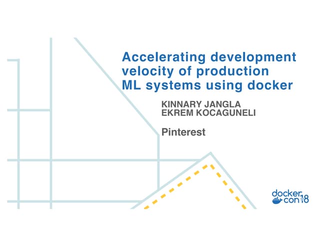Accelerating Development Velocity Of Production Ml Systems With Docker Ppt