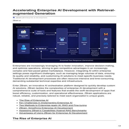 Accelerating Enterprise Ai Development With Retrieval Augmented Generationpdf 
