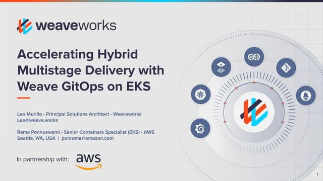 Accelerating Hybrid Multistage Delivery With Weave Gitops On Eks Ppt