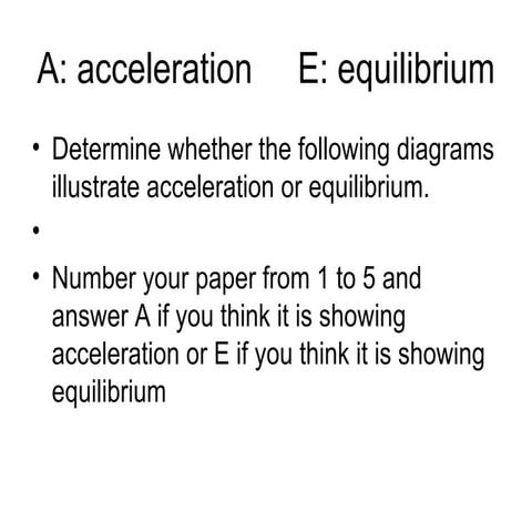 acceleration or equilibrium practice quiz.ppt