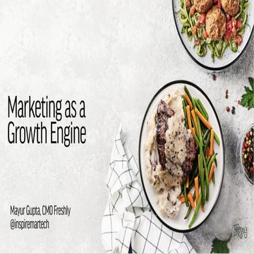 Marketing As a Growth Engine | PPT