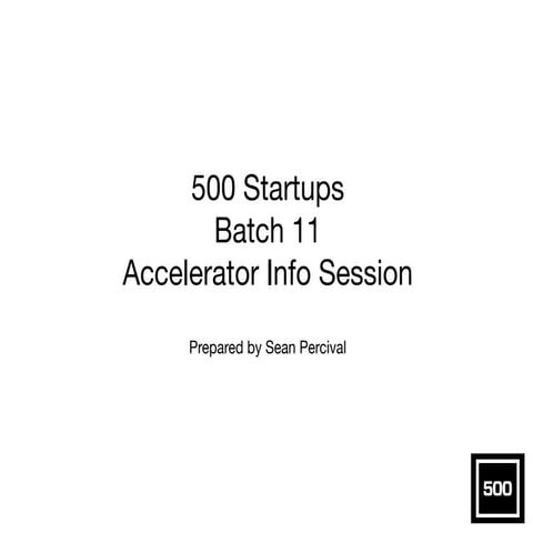 Accelerator info session | PPT