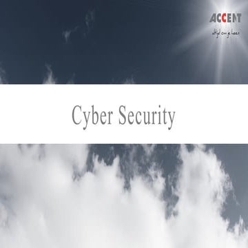 Presentatie cyber security - Accent Automatisering | PDF