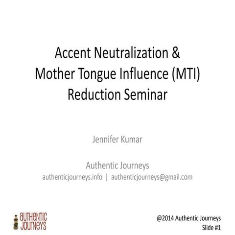 Cross-Cultural American English Language Training | PPTX