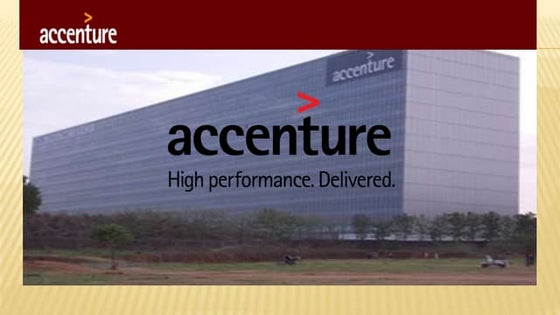 Accenture organisational structure | PPT