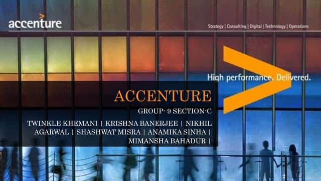 Accenture organisational structure | PPTX | Management Consulting ...