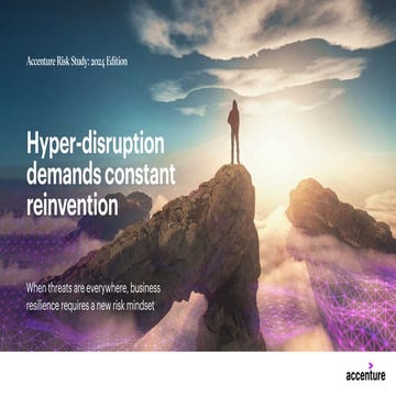 Accenture. (2024). Risk Study, 2024 Edition - Hyper-disruption demands ...