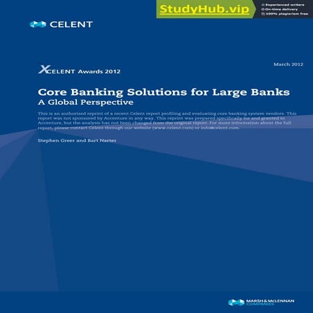 Accenture-Core-Banking-Solutions | PDF