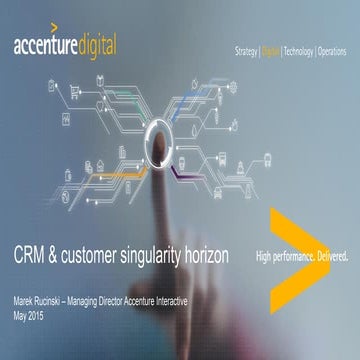 Accenture crm customer singularity horizon final | PDF