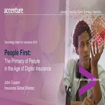 People First: The Primacy of the People in the Age of Digital Insurance ...