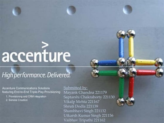 Accenture organisational structure | PPT