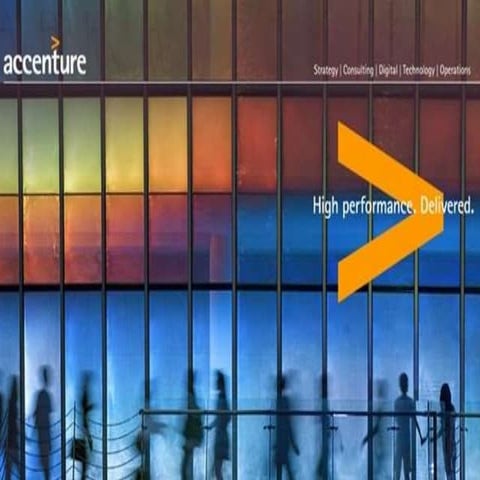 Accenture - case study | PPTX | Management Consulting Industry | Industries