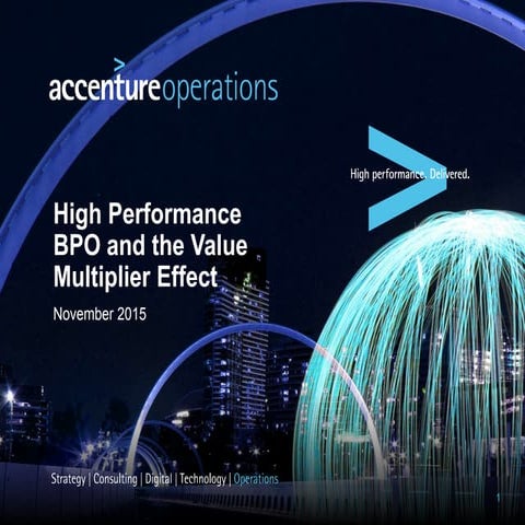 High Performance BPO: The Value Multiplier Effect | PPT