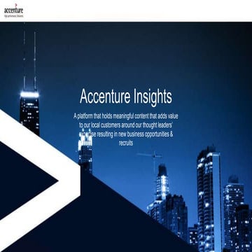 Why Accenture Insights? | PPTX