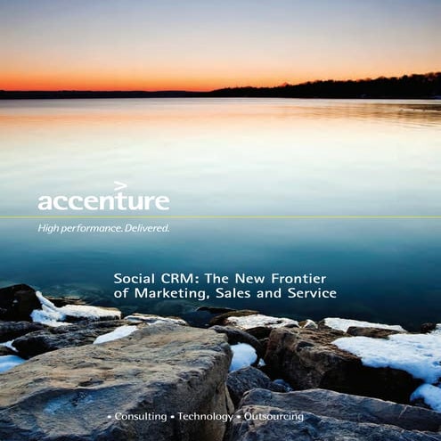 Accenture social crm_research | PDF