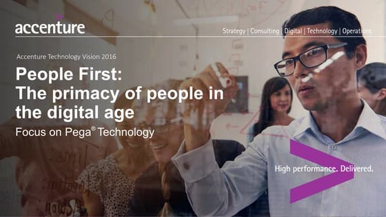 Accenture Technology Vision for Oracle - 2016 | PPT